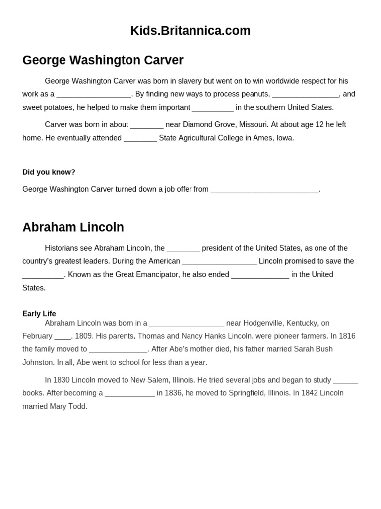 George Washington Carver's Legacy | PDF