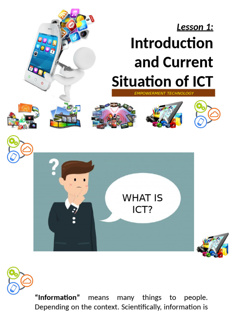 Lesson 1 Introduction and Current Situation of ICT | PDF | World Wide ...