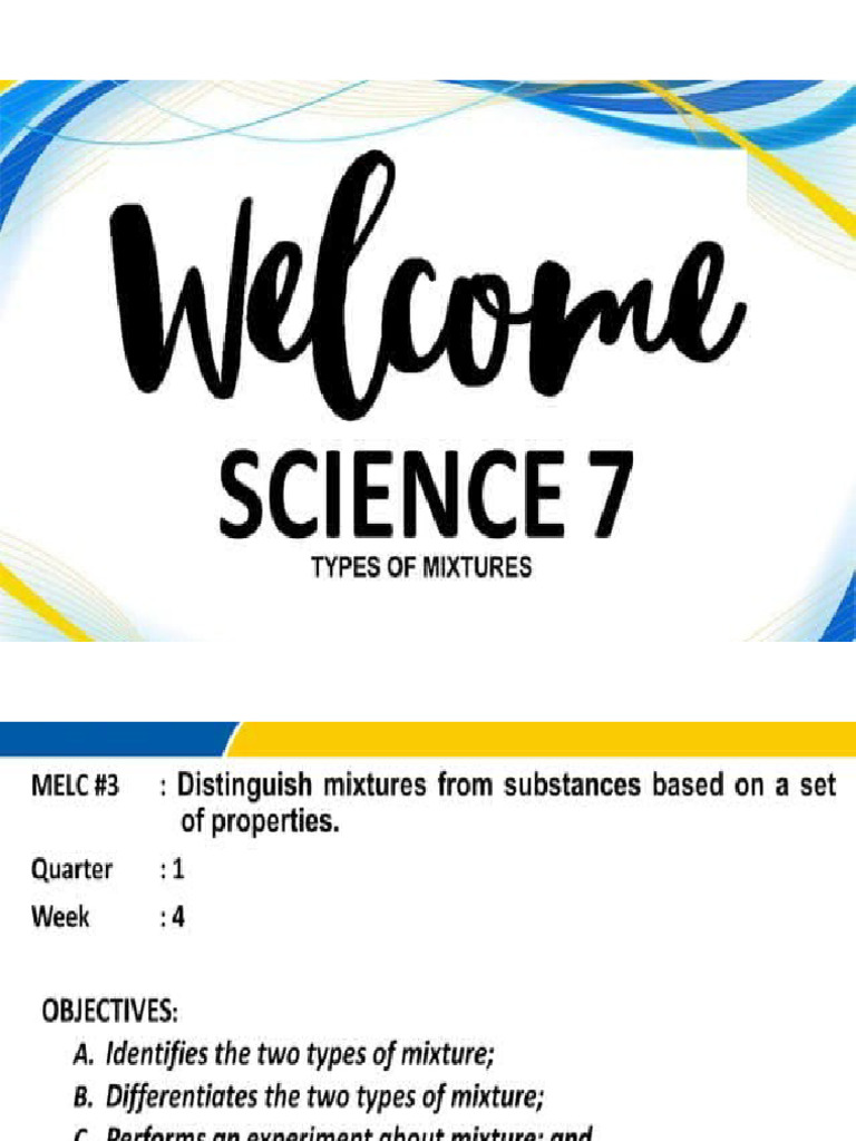 Mixtures Pdf