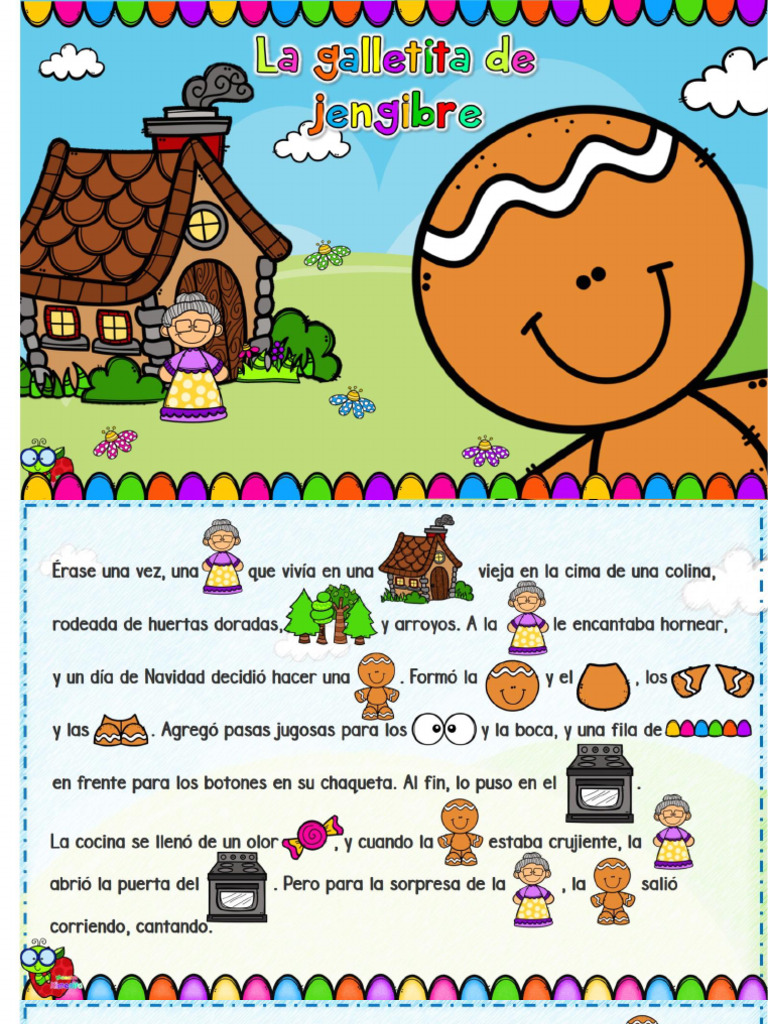 Cuento La Galletita de Jengibre | PDF