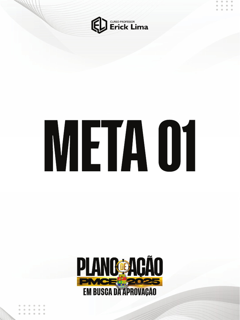 Meta+01+-+Plano+de+Ação+-+Curso+Prof.+Erick+Lima | PDF | Tempo ...