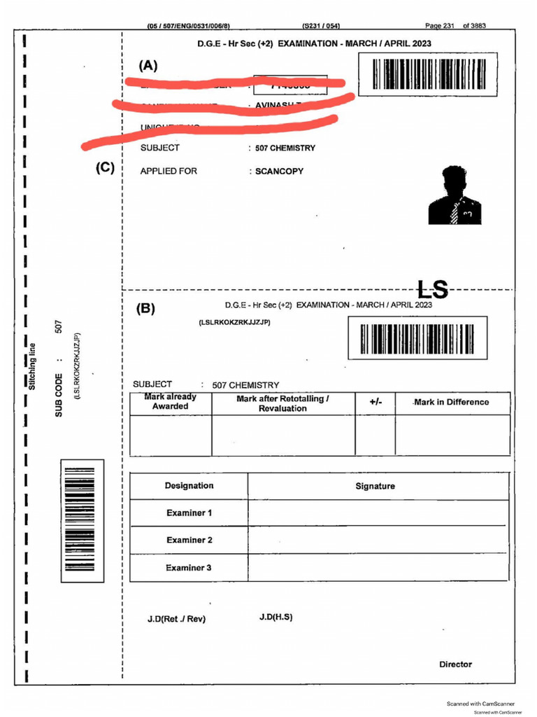 12th Chemistry Public Exam Script EM 2023 | PDF