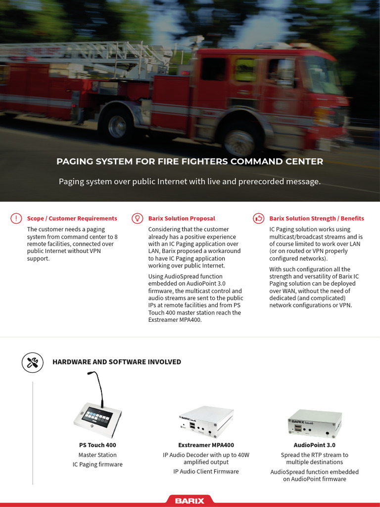 Paging System For Fire Fighters Command Center v3 1 | PDF | Firewall ...