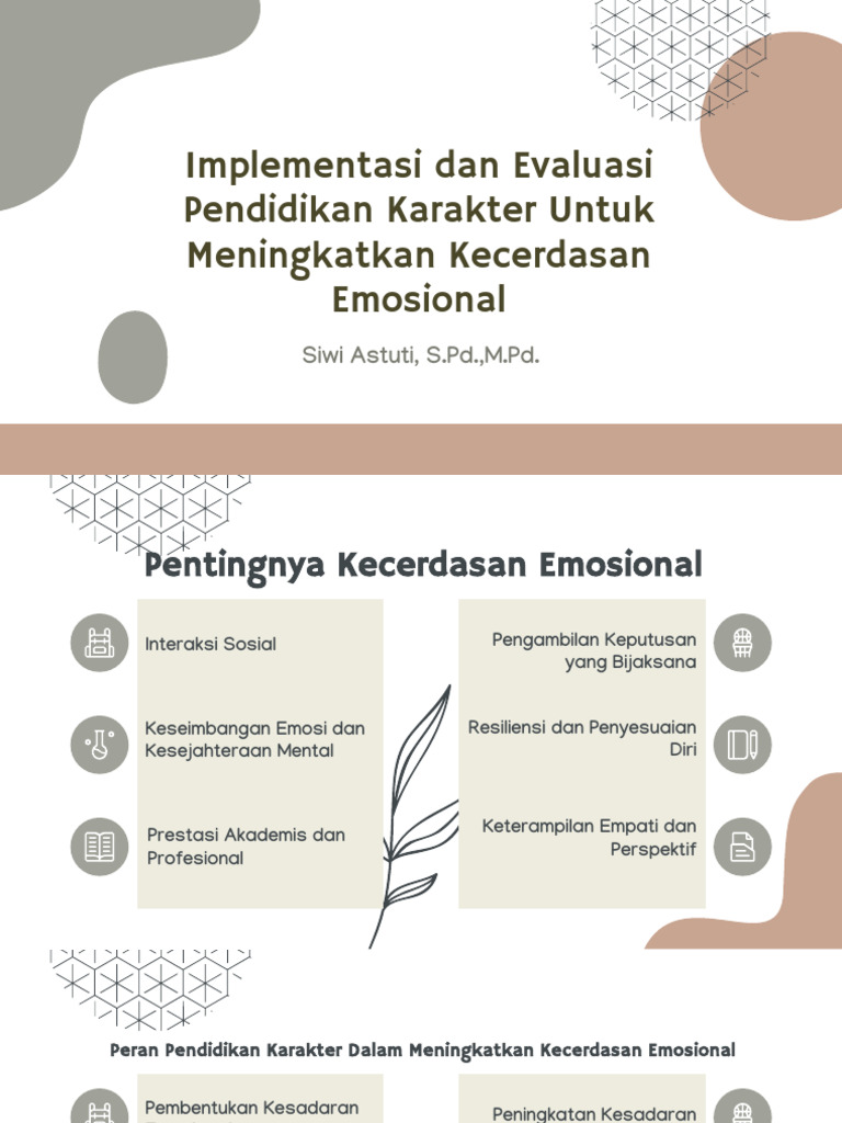 Implementasi dan Evaluasi Pendidikan Karakter | PDF