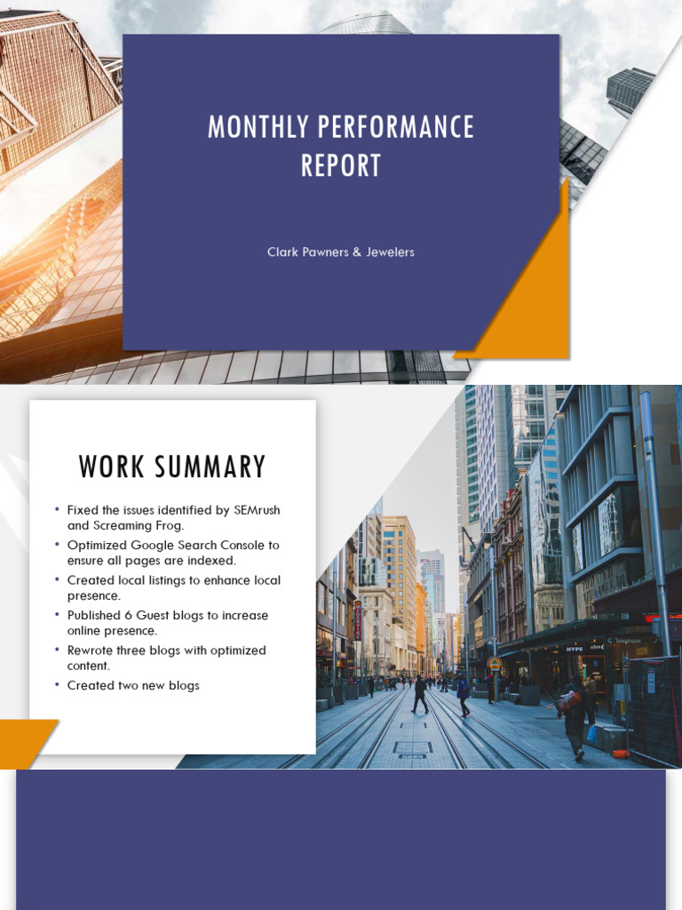 SEO & Content Success Report | PDF