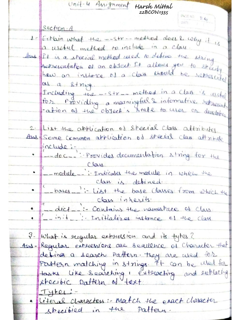 22BCON1335 Python Assignment 4 | PDF