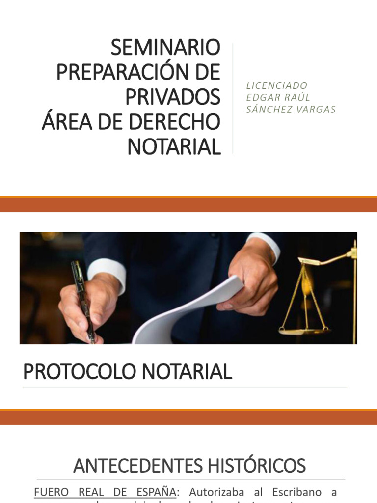 Protocolo Notarial | PDF | Ley común | Ley Pública