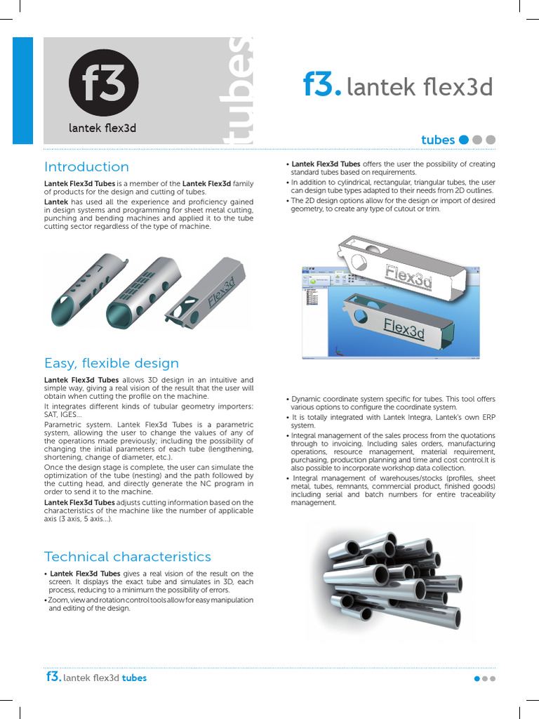 flex3d_TUBES_ENG_PRINT | PDF | Computing