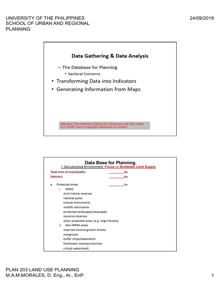 005 Data Gathering & Analysis - Compatibility Mode | PDF | Environment | Natural Environment