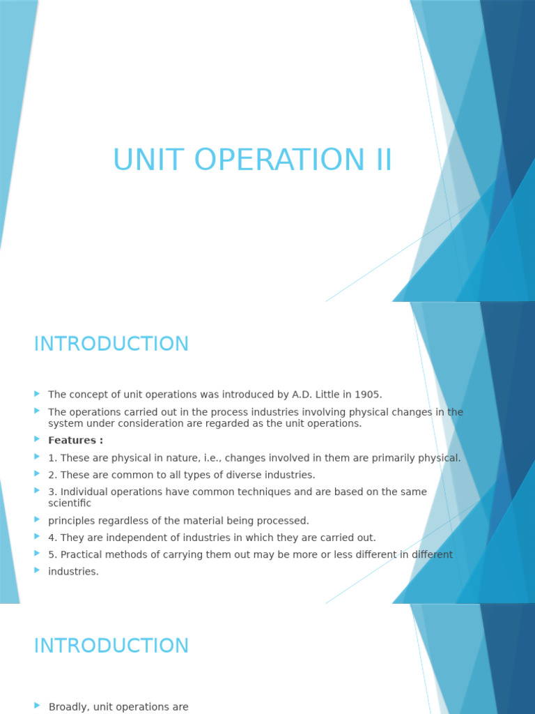 Unit Operations Ii Powerpoint | PDF | Solubility | Phase (Matter)