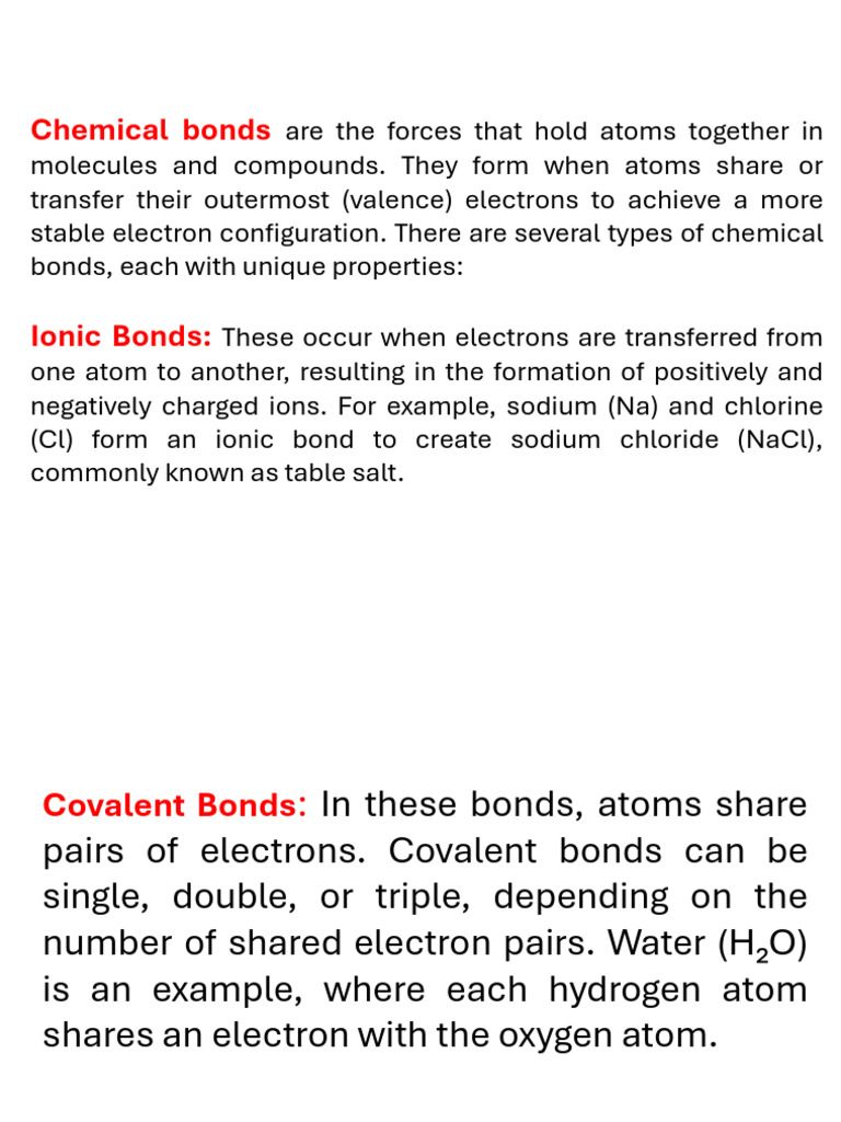 Physical Biochemistry L1 | PDF | Chemical Bond | Intermolecular Force