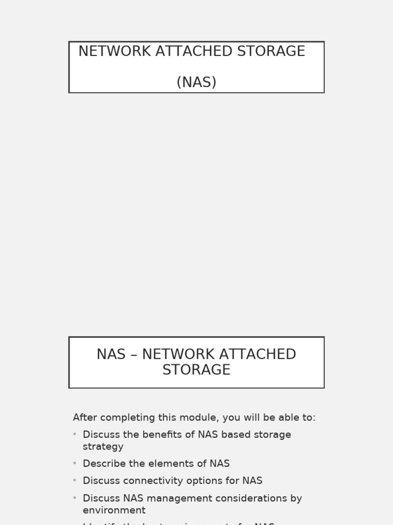 Understanding Network Attached Storage | PDF | Internet Protocol Suite ...