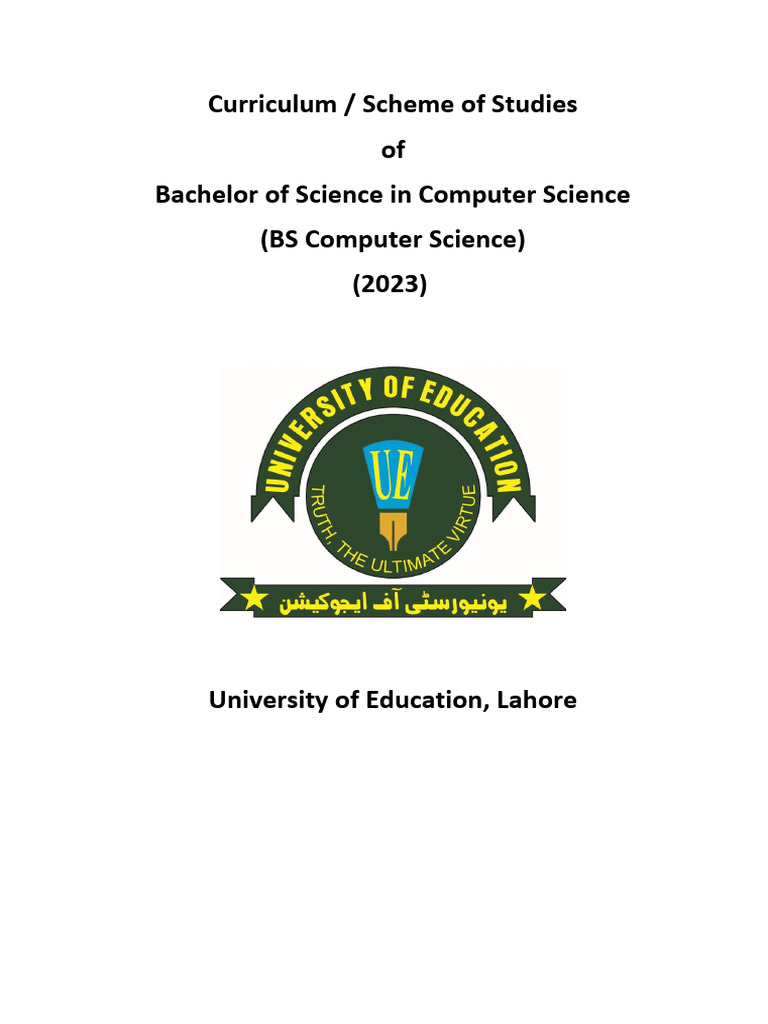 BS Computer Science Curriculum | PDF | Computer Science | C++