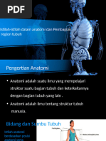 Istilah Istilah Regio Tubuh Manusia | PDF | Kajian Bahasa Asing | Sains ...