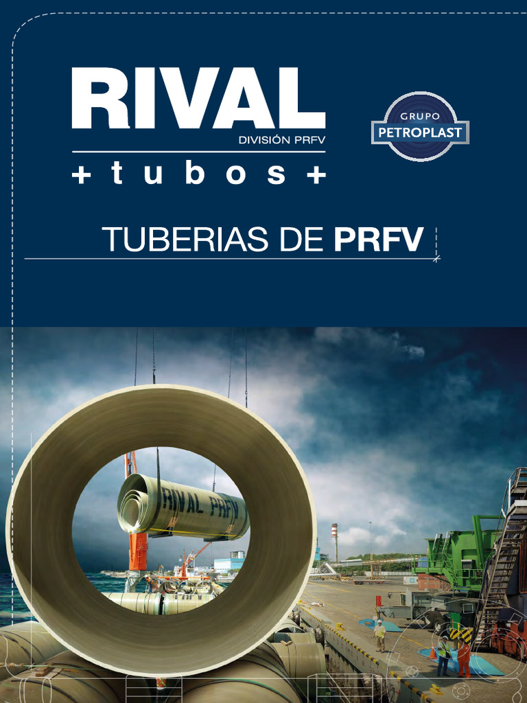 Rival PRFV Catalogo | PDF | Tubería (transporte de fluidos) | Fibra de vidrio