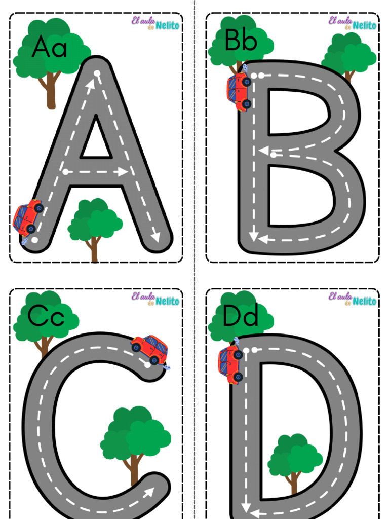 Regalito ALFABETO CARRETERA | PDF