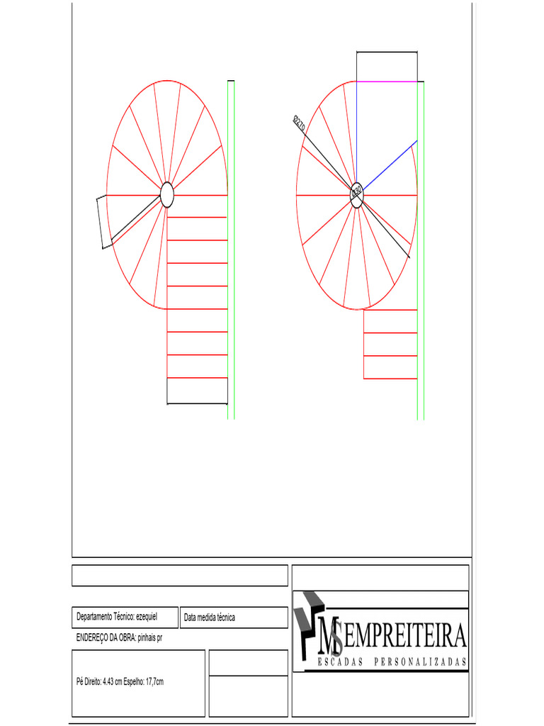 Projetos Escada Mista | PDF