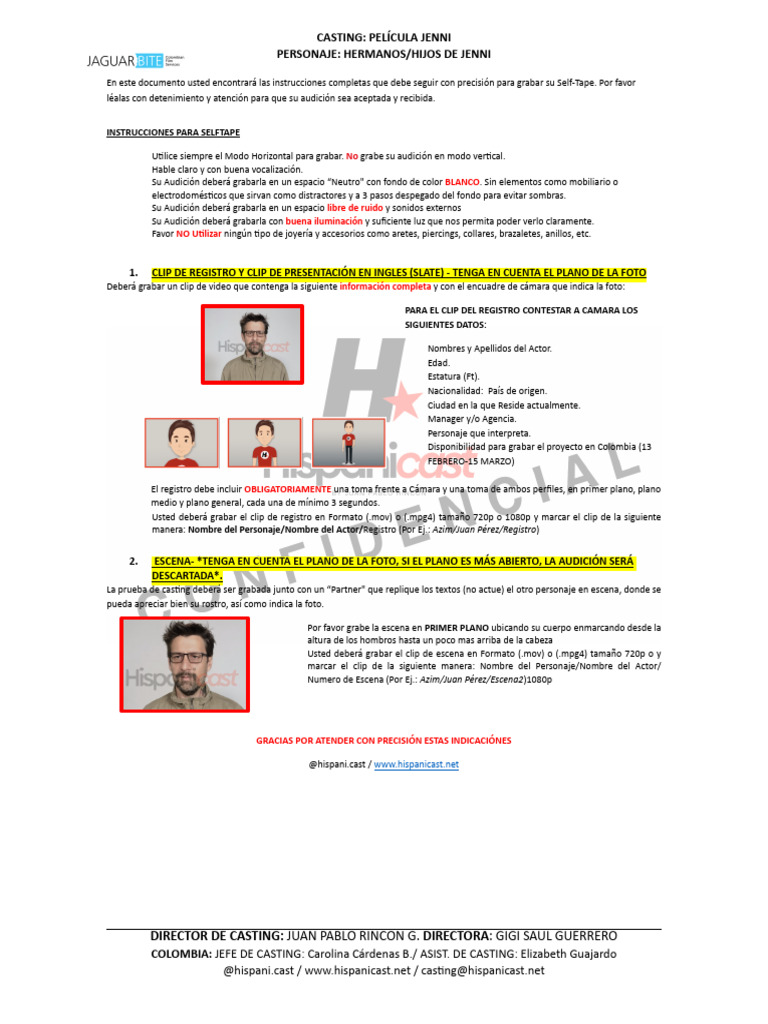 Juan Niño JENNY (6-8's) Side (Jenni) | PDF