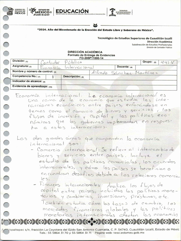 Evidencia TESCI | PDF