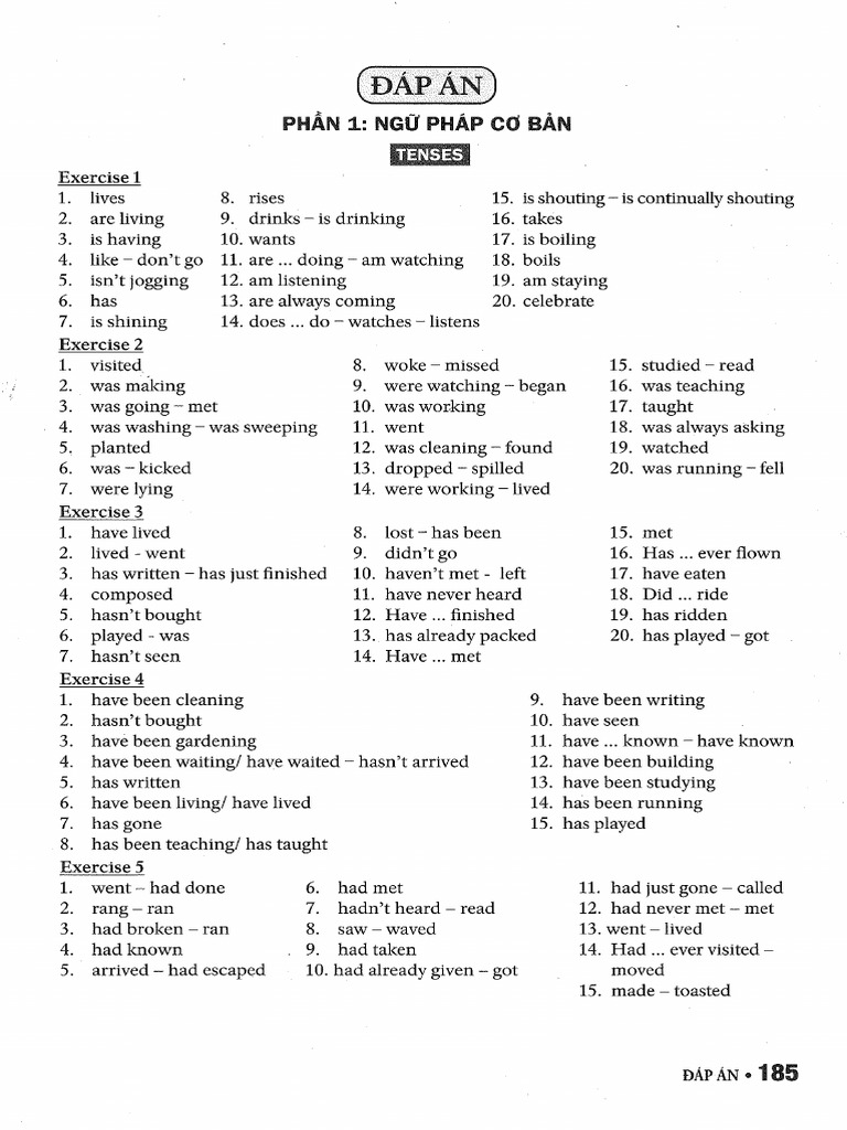 Đáp Án Anh 9 | PDF