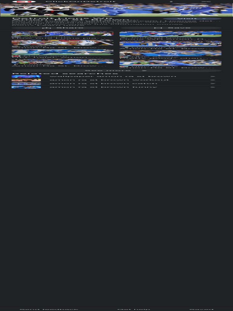 Amon Ra ST Brown - Google Search | PDF