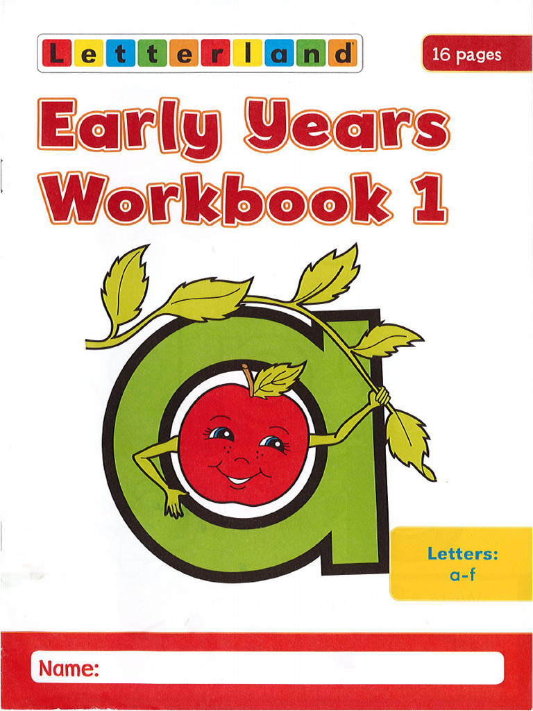 Early Years Workbook 1 | PDF