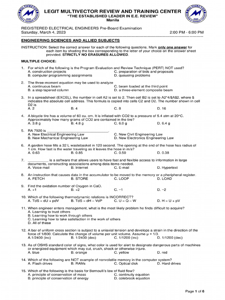ESAS 2023 Multivector | PDF