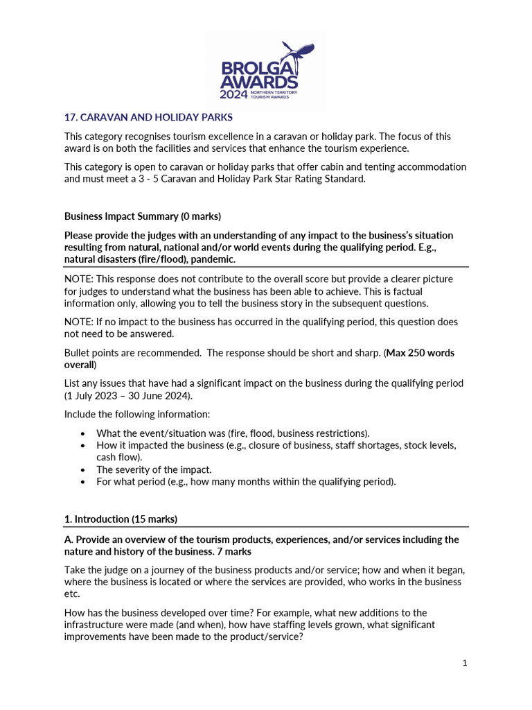 Caravan and Holiday Parks | PDF | Marketing Strategy | Marketing