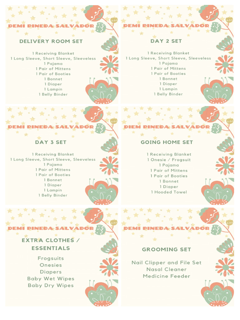 Hospital Essentials Stickers | PDF
