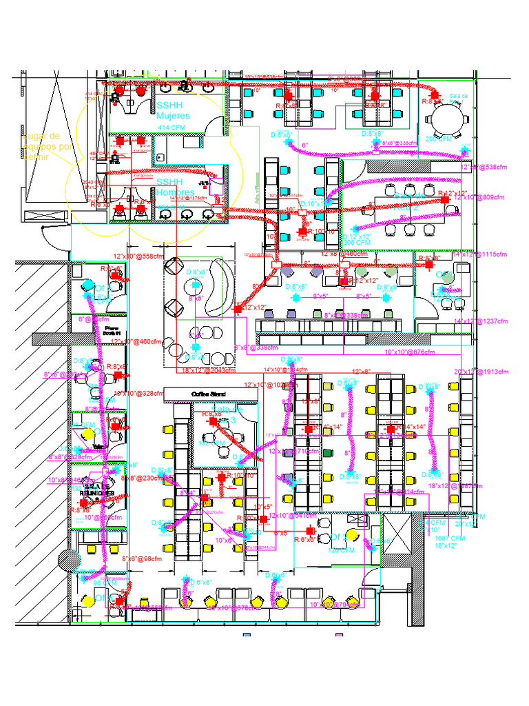 Edifica Piso 07 - Plano HVAC - 18.12 | PDF