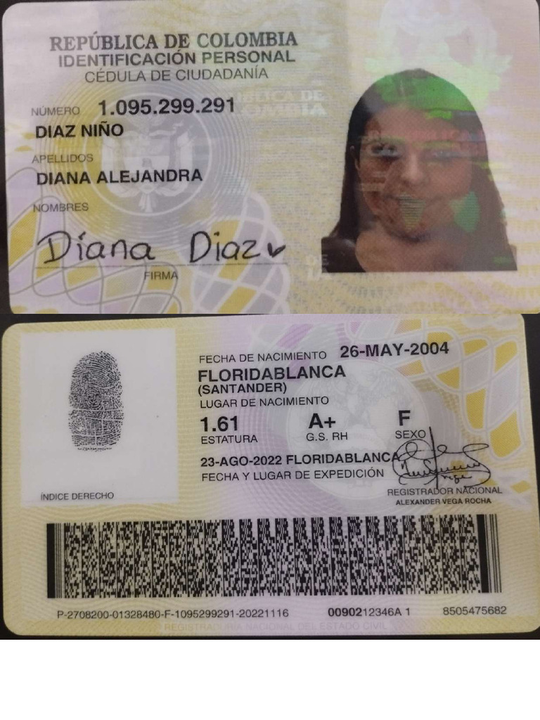 Cedula Diana Diaz_compressed | PDF