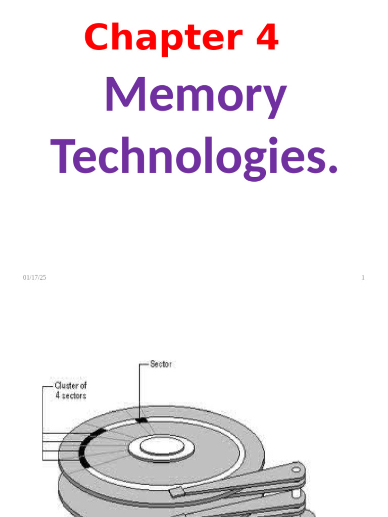 COA Chapter 4 Final Edited | PDF | Computer Data Storage | Random Access Memory