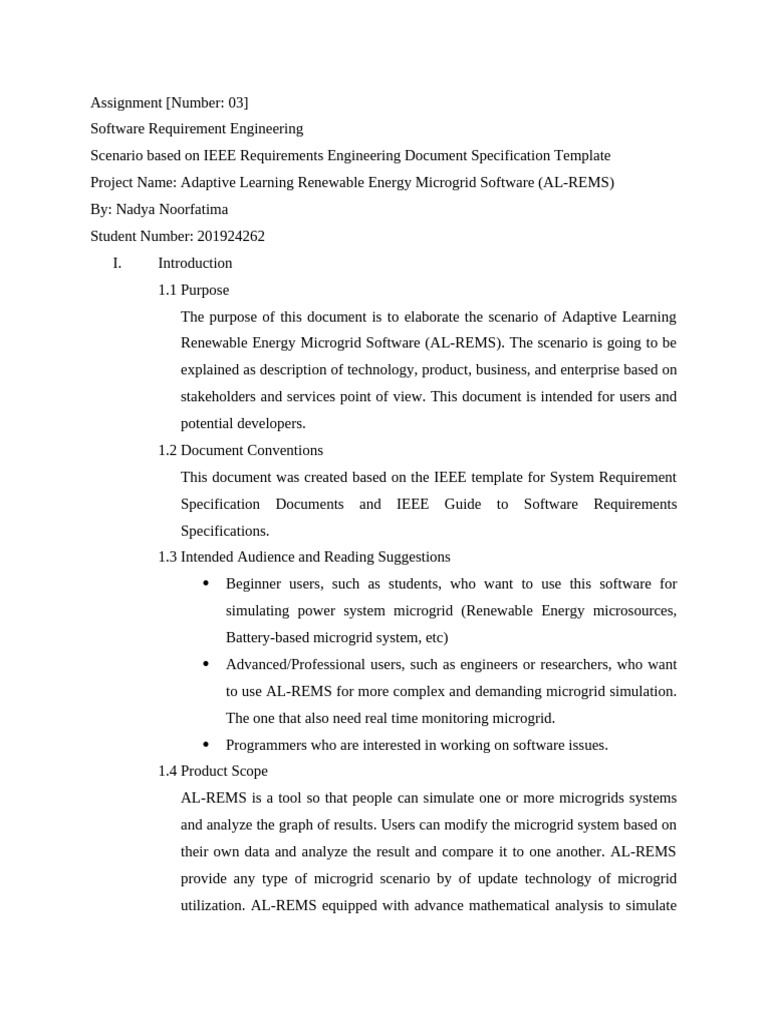 Assignment RE (3) | PDF | Simulation | System