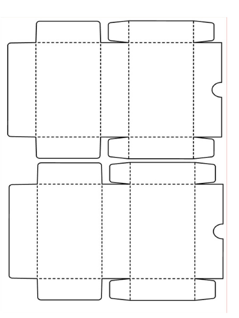Plantilla Cajita Pdf