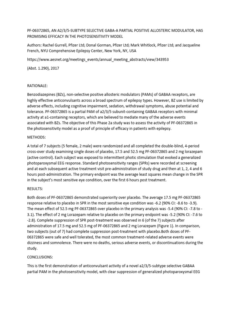 2017 Photo-Epilepsy Gurrell Et Al | PDF | Benzodiazepine | Drugs