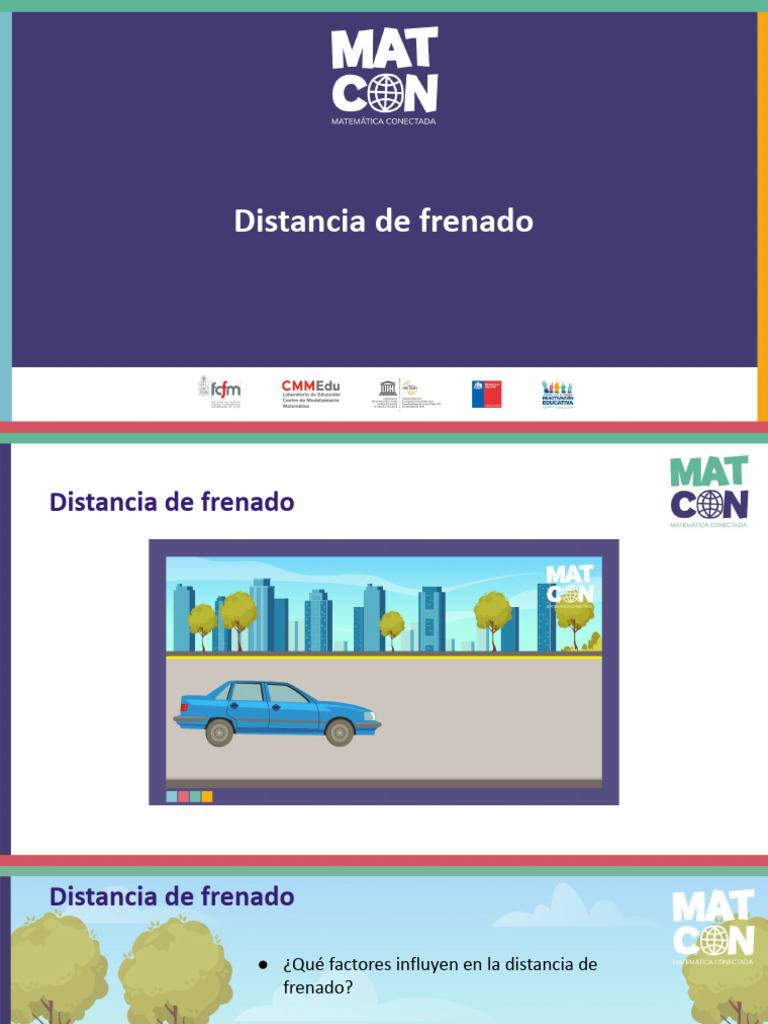 Cálculo de Distancia de Frenado | PDF | Velocidad | Coche