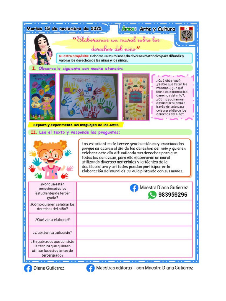 Mural de Los Derechos Del Niño | PDF