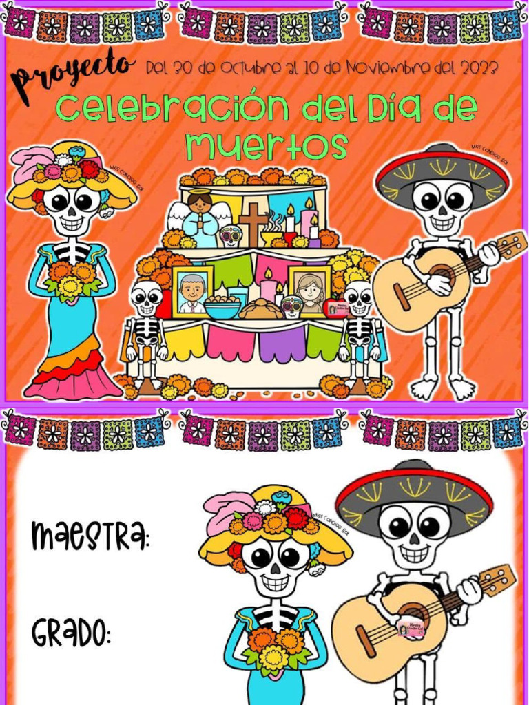 Proyecto Dia de Muertos | PDF | Aprendizaje | Bailes