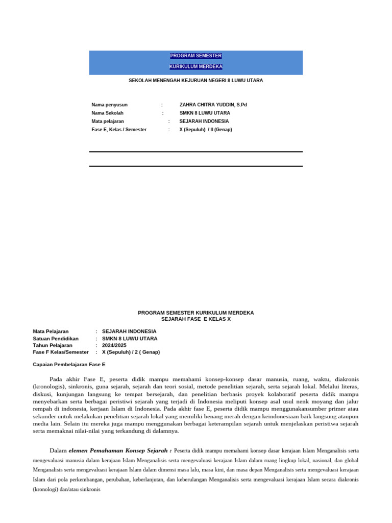 PROMES edit 2025 KLS XI SEMUA JURUSAN | PDF