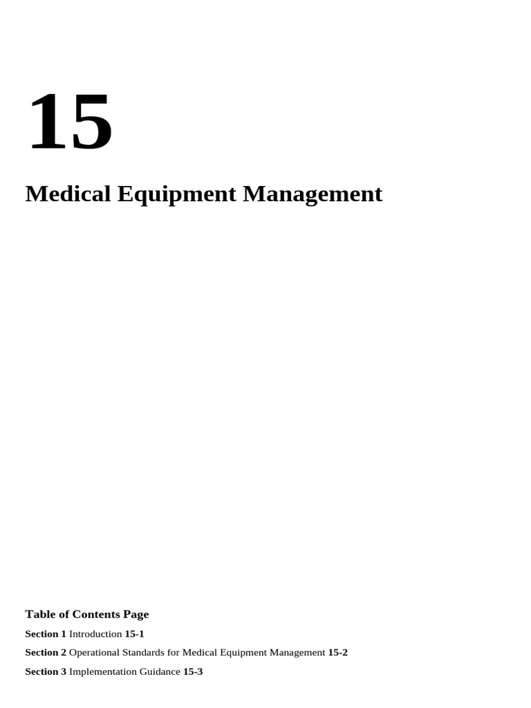 15 | PDF | Medical Device | Calibration