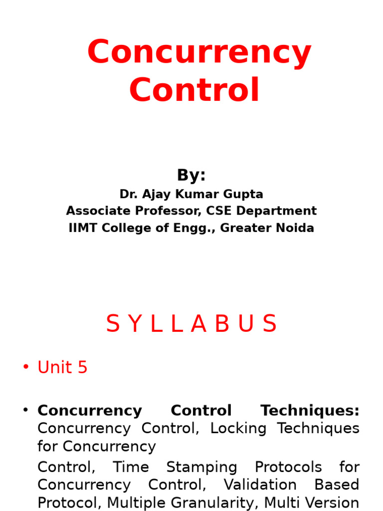 DBMS 5th Unit Final 2024 | PDF | Databases | Distributed Computing