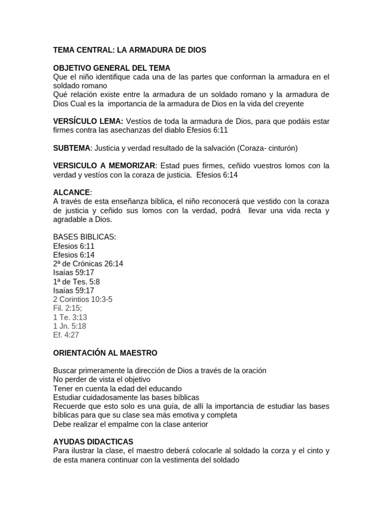 La coraza y el cinto | PDF | Jesús | Cristo (título)