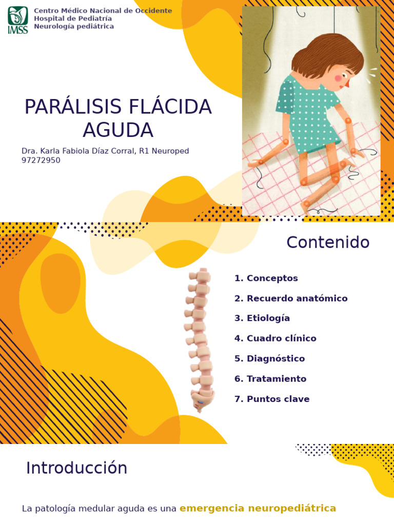 Parálisis Flácida Aguda - Fabiola Díaz | PDF | Esclerosis múltiple | Axon