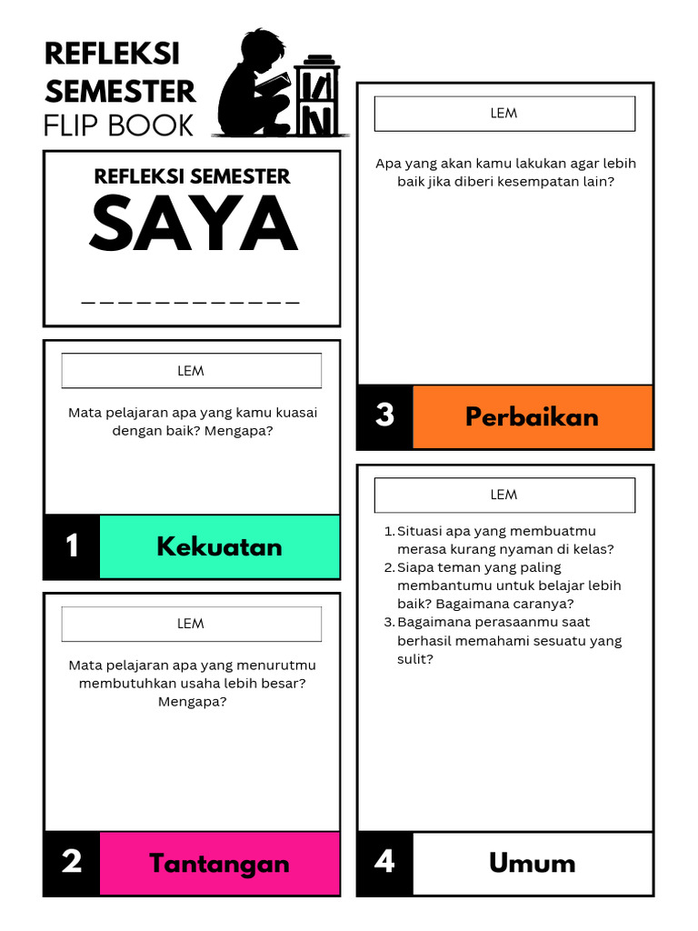 Refleksi Semester: Evaluasi Diri Siswa | PDF