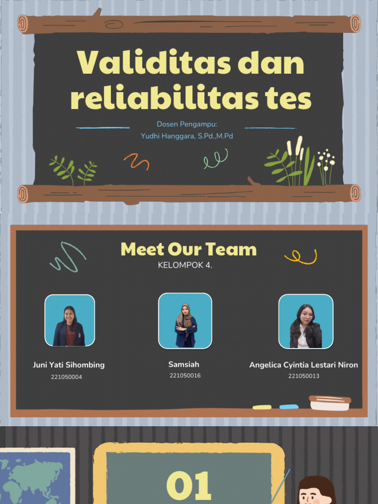 Kelompok 4 - Validitas & Reliabilitas Tes | PDF