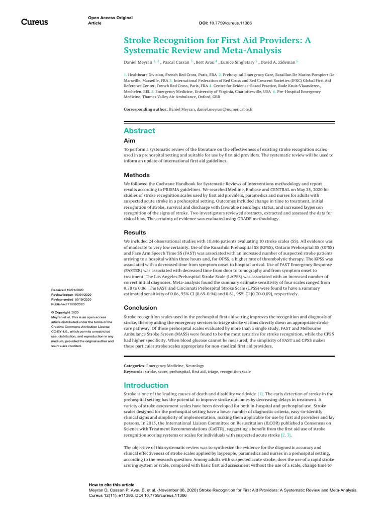 ACV-stroke-recognition-for-first-aid-providers-a-systematic-review-and ...