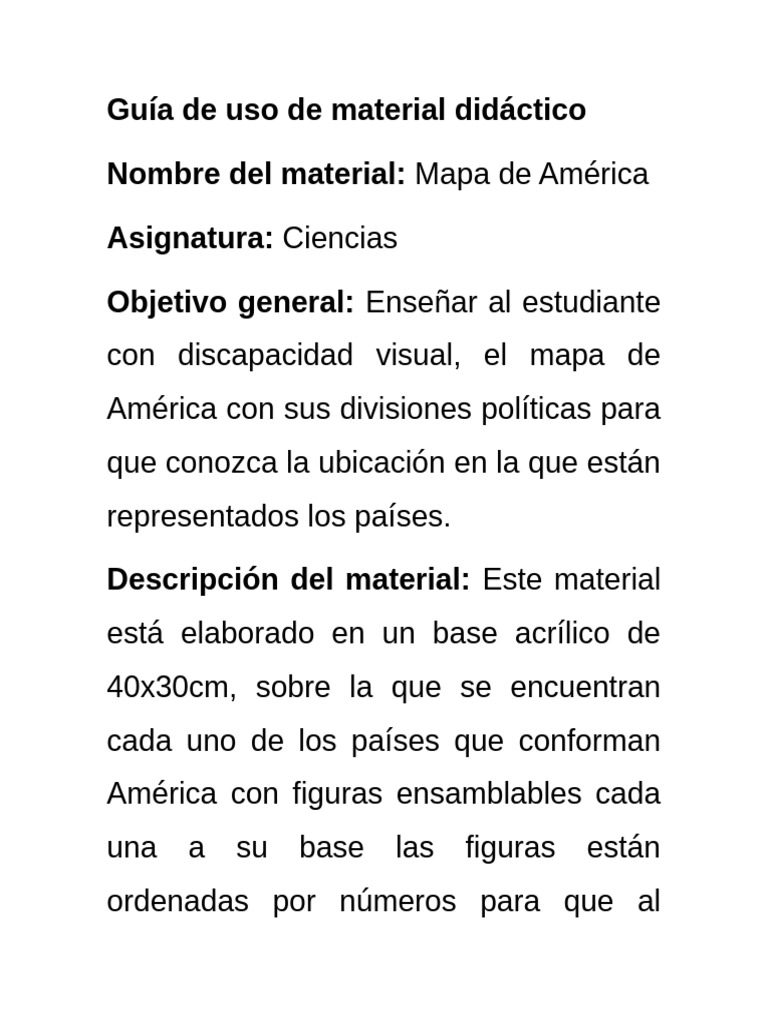 Guia Mapa de America | PDF