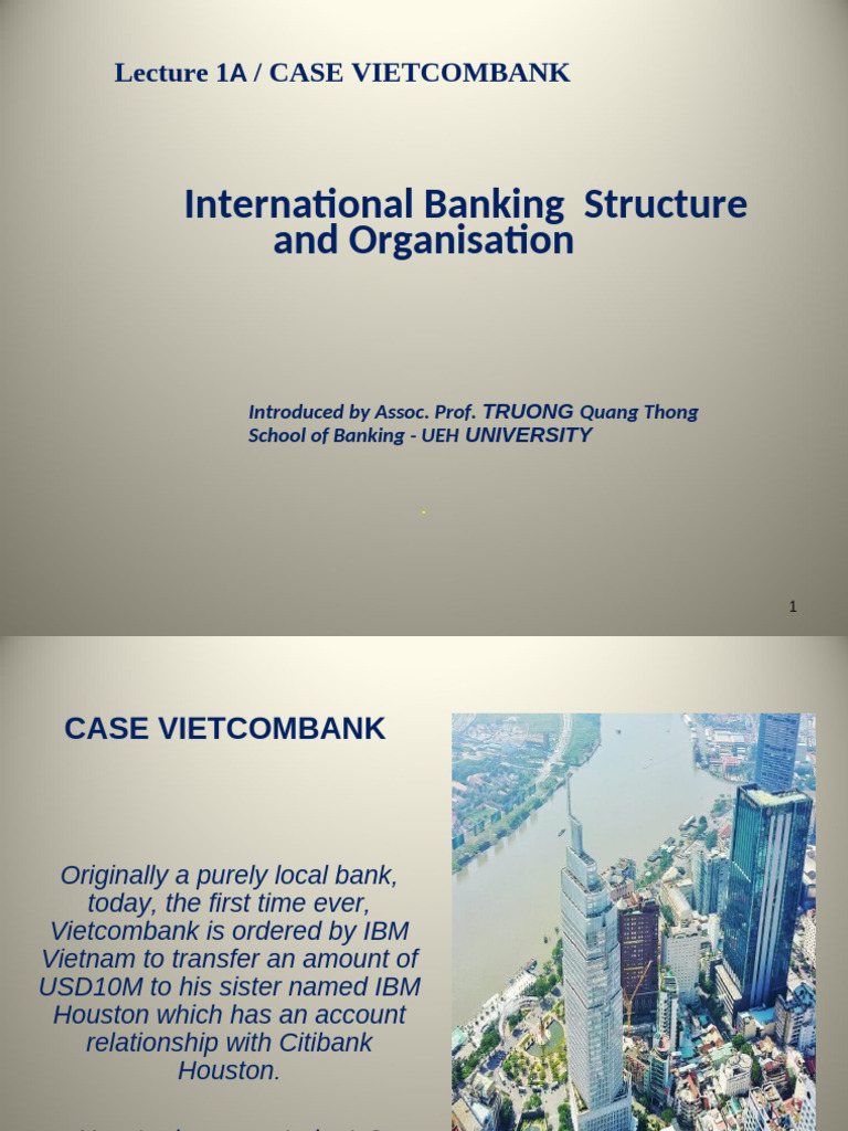 Lecture 1A Case VCB | PDF | Stock Market | Vietnam