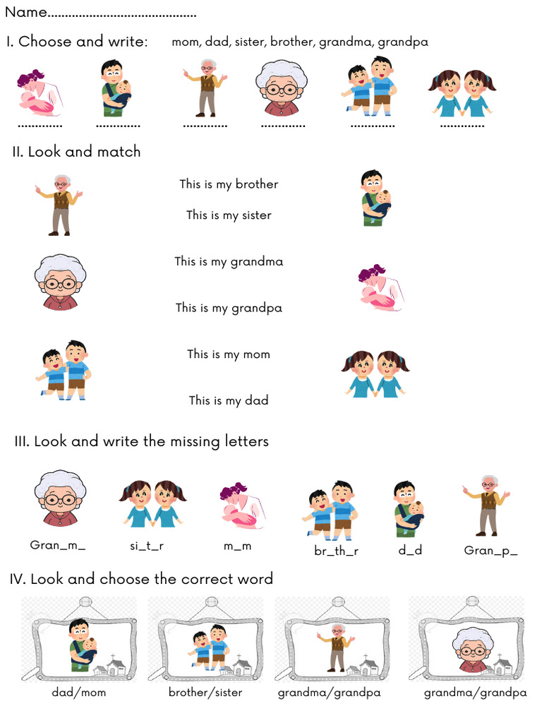Day+family+phonics Unit Starter | PDF