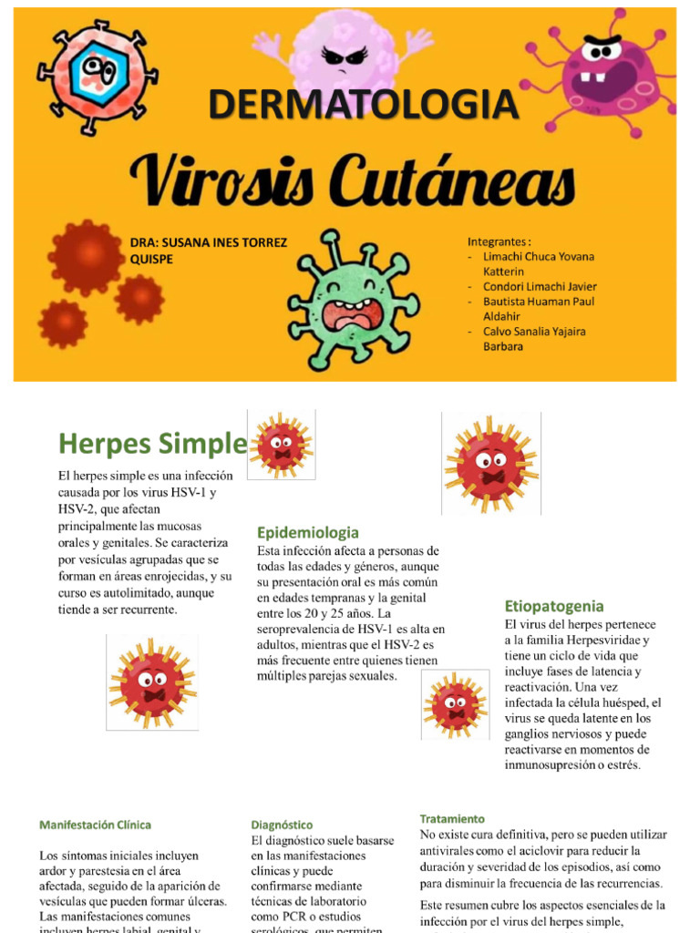 Virosis Cutánea | PDF | Sarampión | Virus